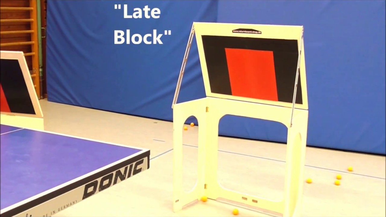 POWER Returnboard Mobile DUO - New table tennis training - YouTube