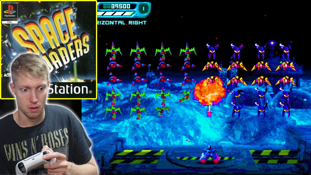Space Invaders | KLASSIKER NEU VERWURSTET? 🕹️ (PS1) Gameplay ...