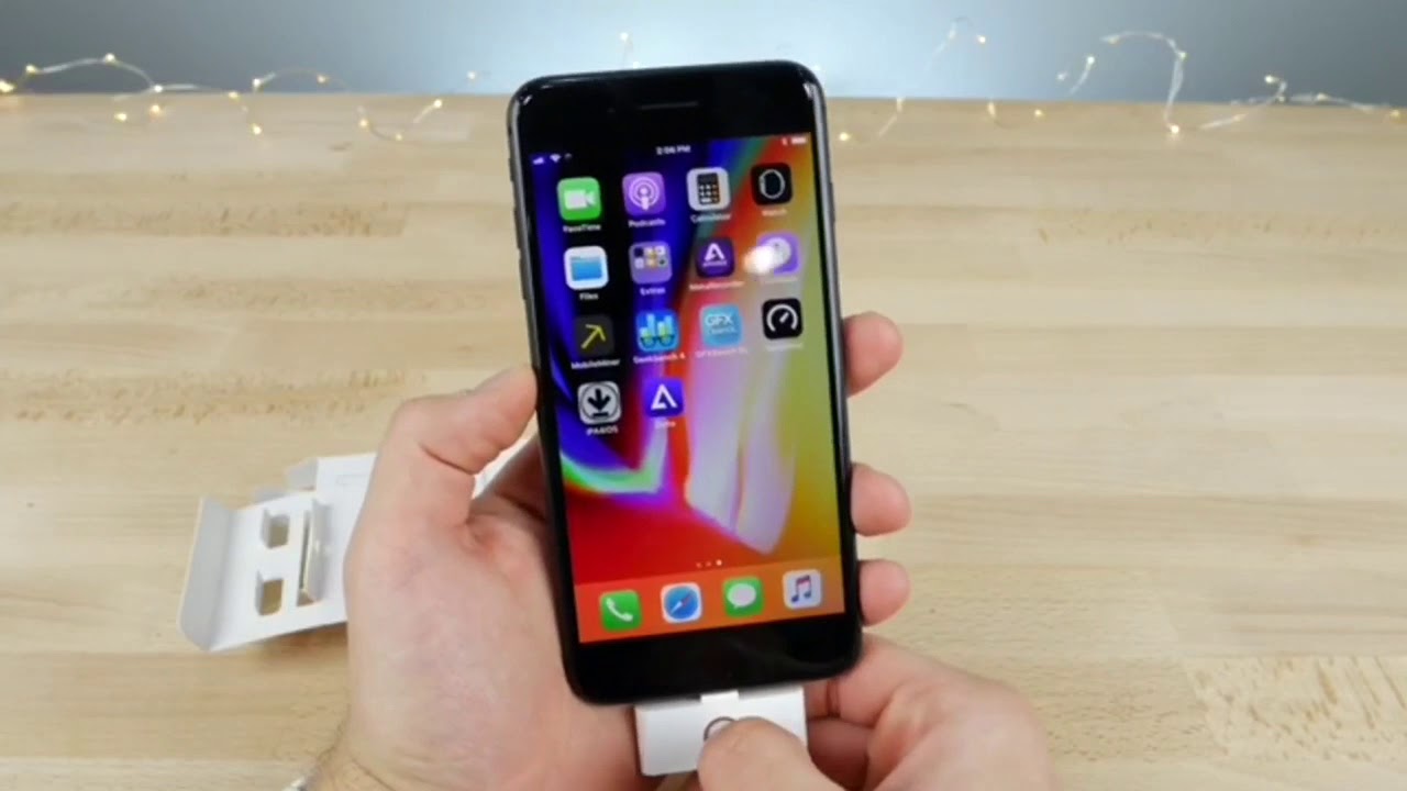 iPhone X external home button with headphones and charging slots - YouTube