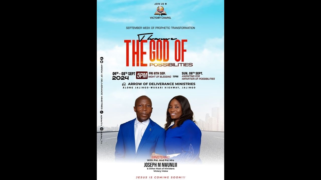 Night of Blessings | THE GOD OF POSSIBILITIES | WOPT September Day 03 ...
