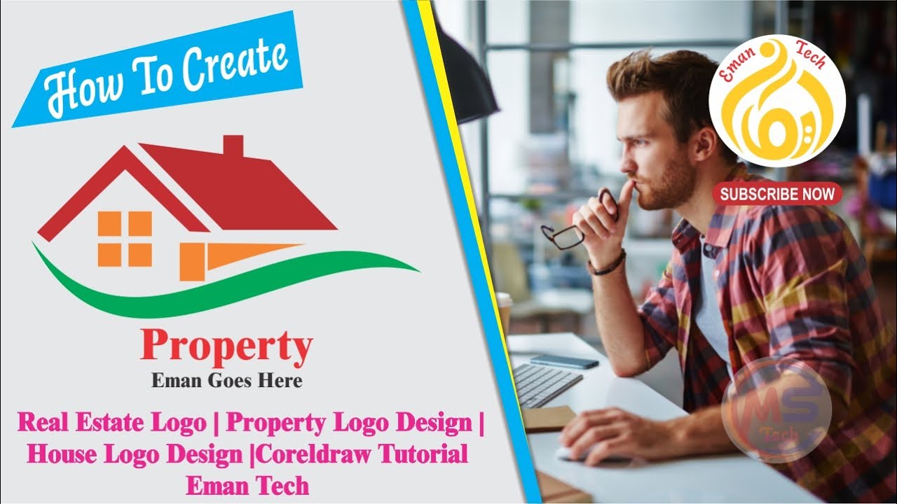 Real Estate Logo | Property Logo Design | House Logo Design |Coreldraw ...
