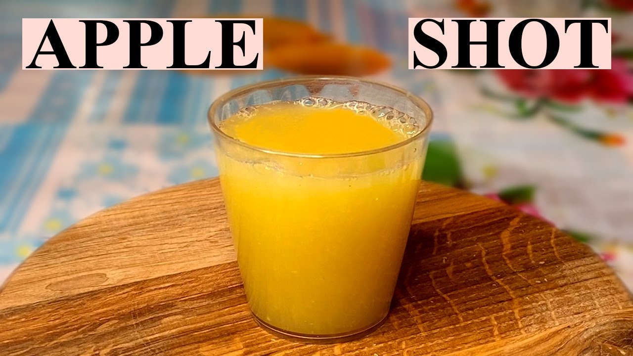 Apple Shot with Ginger notes. Light and fresh drink for a cheerful ...