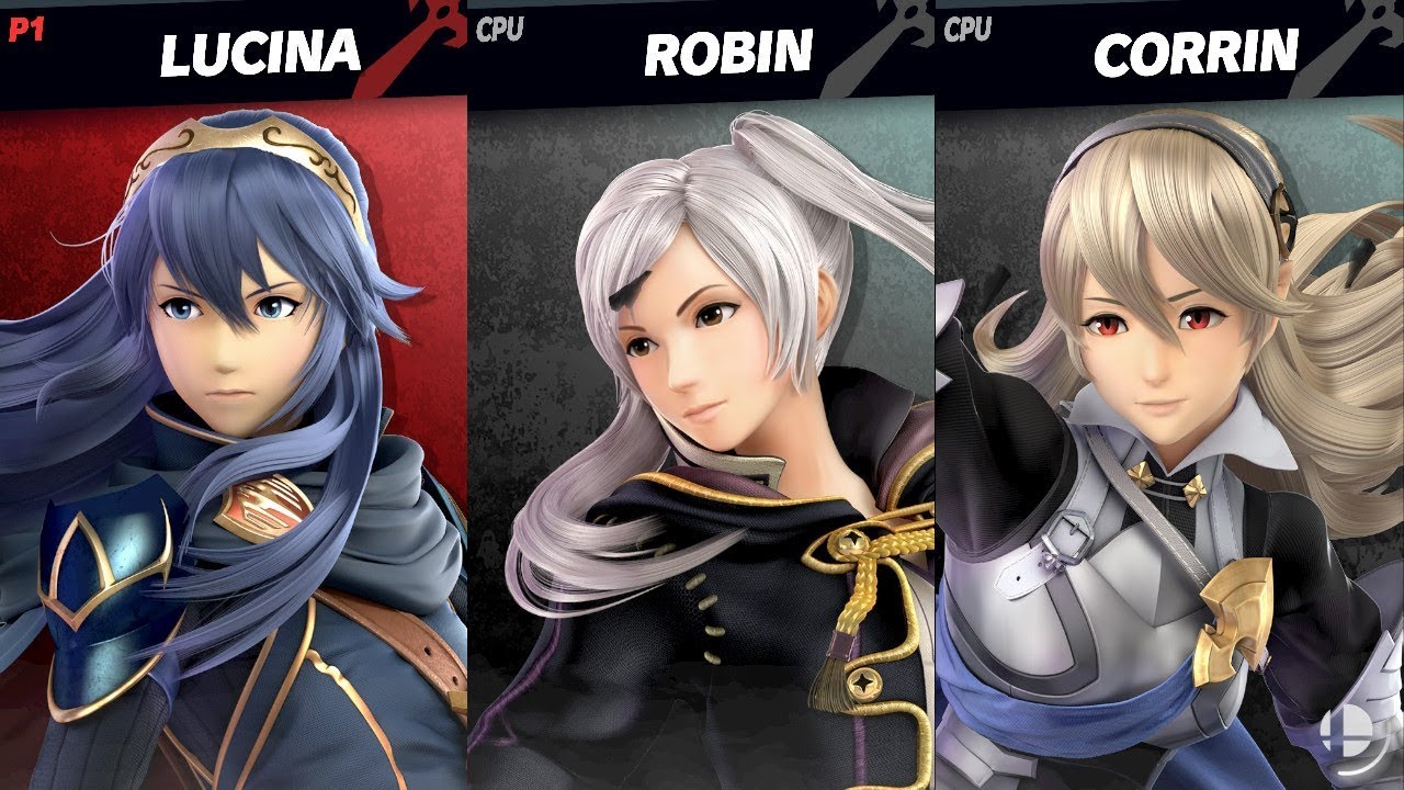 Super Smash Bros. Ultimate (Lucina Vs. Robin Vs. Corrin) - YouTube