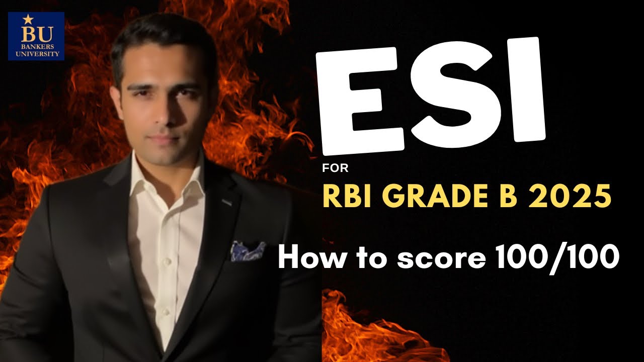 RBI Grade B 2025 | Economics for Phase 2: Secrets to ESI Success - YouTube