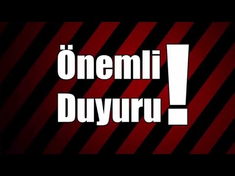 Önemli Duyuru / Kısa Bir Süre Bay Bay ..! ♥ ♥ ♥