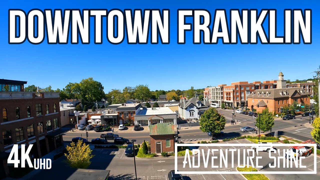 Historic Downtown Franklin (Part 4) - 4K - Franklin, TN USA - YouTube