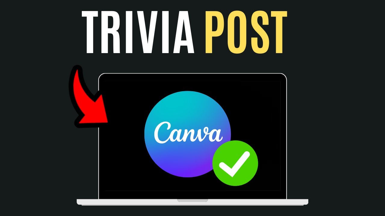 How to Create Trivia Post in Canva - YouTube