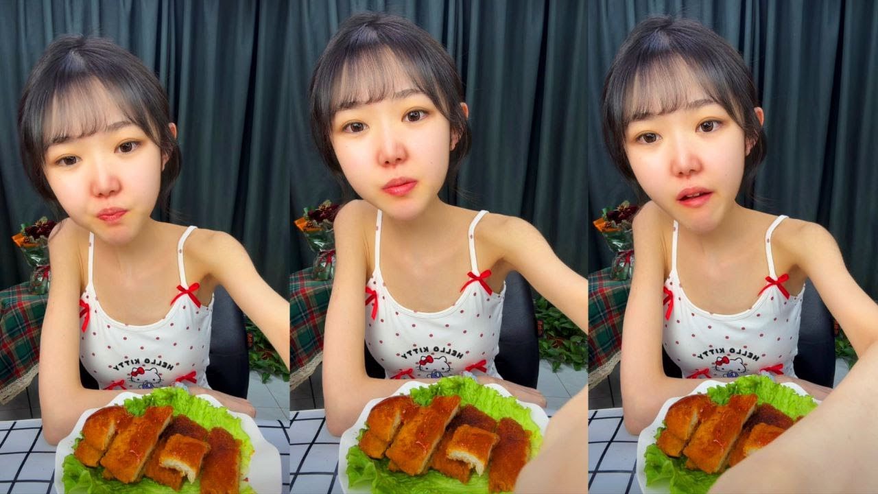 ASMR Crispy Chicken Cutlet Mukbang | Crunchy Fried Cutlet Eating Sounds ...