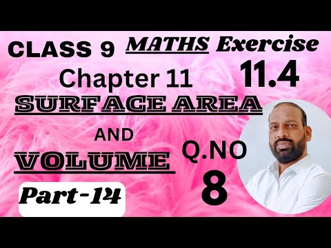 Maths Class 9 Chapter 11 Surface Area and Volume | NCERT Class 9 Maths ...