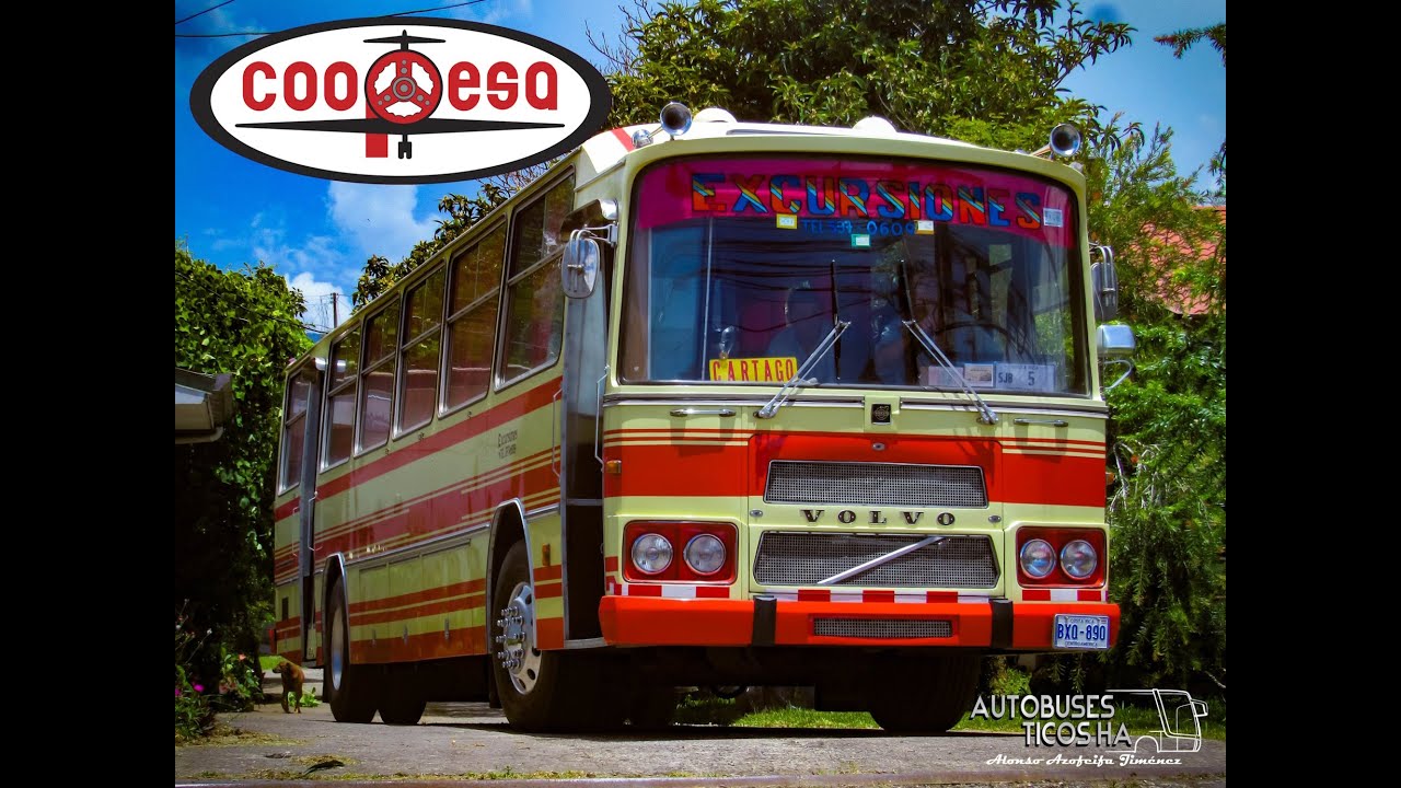 Coopesa Interurbano Volvo B58, 1978, "Daily Tours" - YouTube