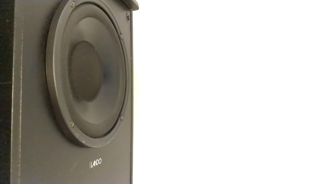 Subwoofer ativo LANDO modelo Ergo 88 - YouTube