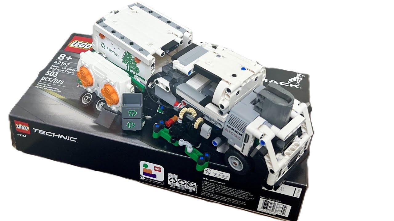 LEGO Technic 42167 Mack LR Garbage Truck – Unboxing + Full RC Mod ...