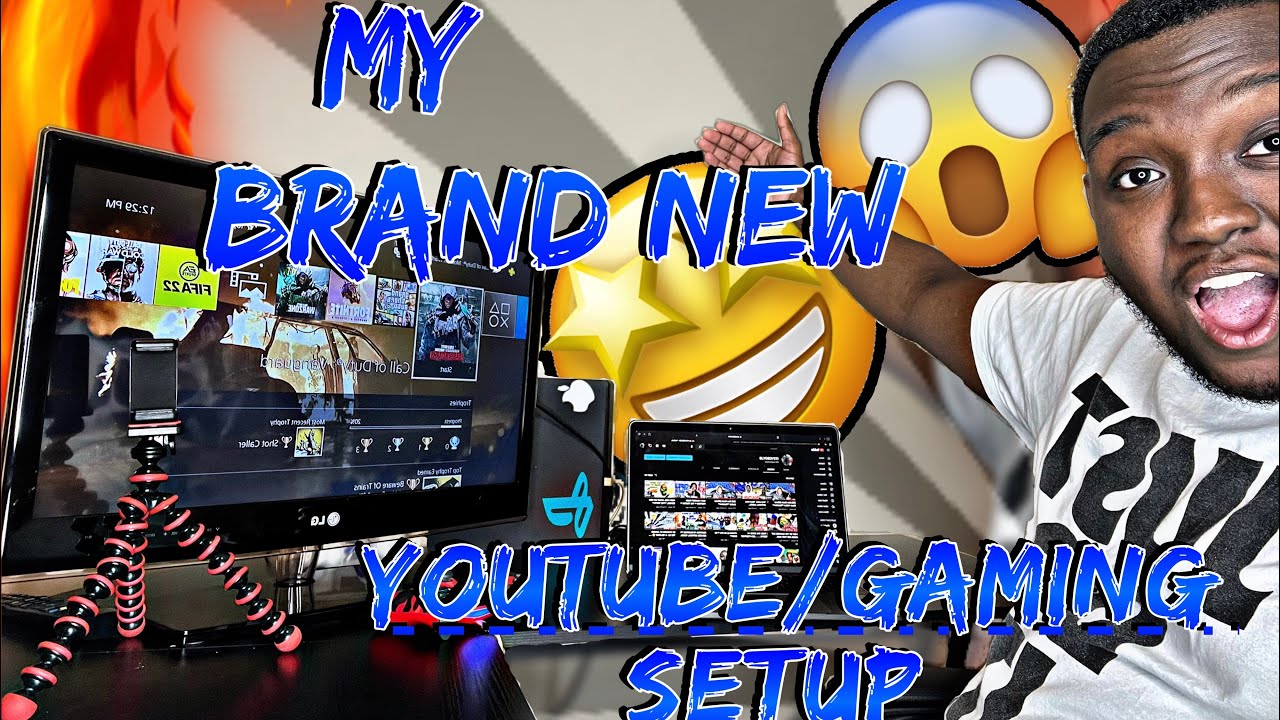 MY First YOUTUBE/GAMING STREAMING SETUP!!! - YouTube
