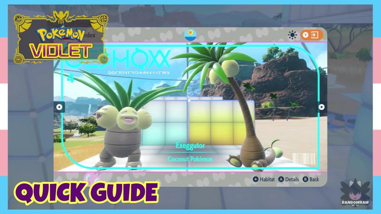 Where To Catch Kantonian Exeggutor In Pokemon Scarlet & Violet *The ...