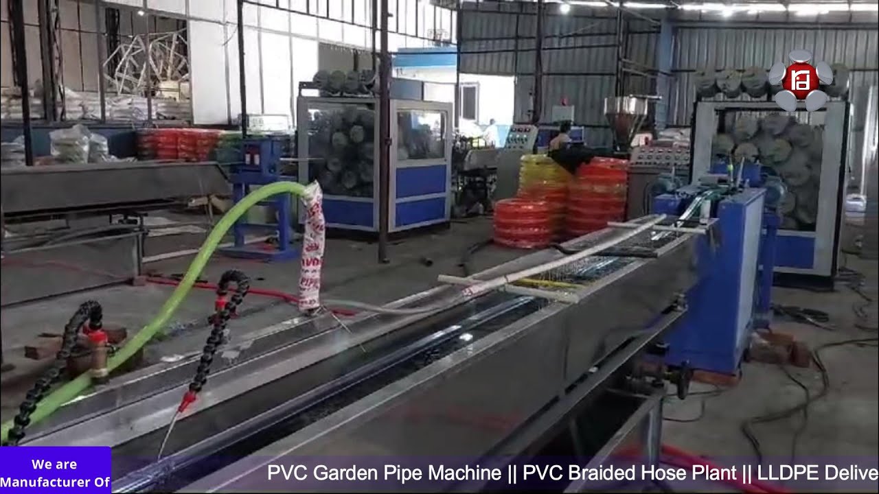 Best Quality Machine for PVC Braided Hose Pipe || Machines By RD ...