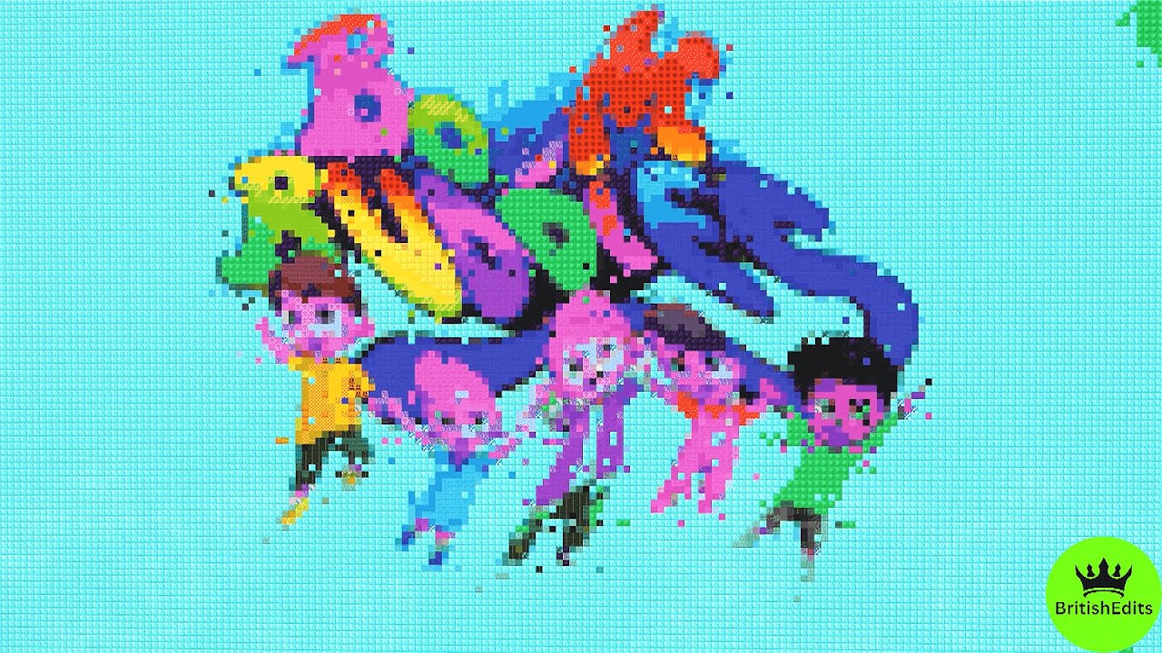 Boom Buddies Logo Effects | Minecraft Pixel Art Build | Center Effects ...