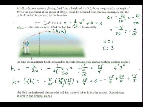 Path of a Ball - YouTube