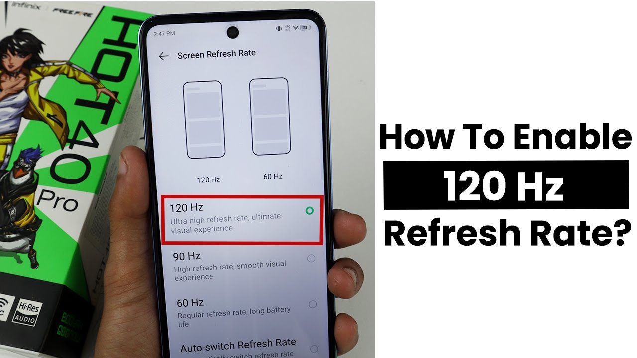 How To Enable 120Hz In Infinix Hot 40 Pro Refresh Rate Settings YouTube how-to-enable-120hz-in-infinix-hot-40-pro-refresh-rate-settings-youtube