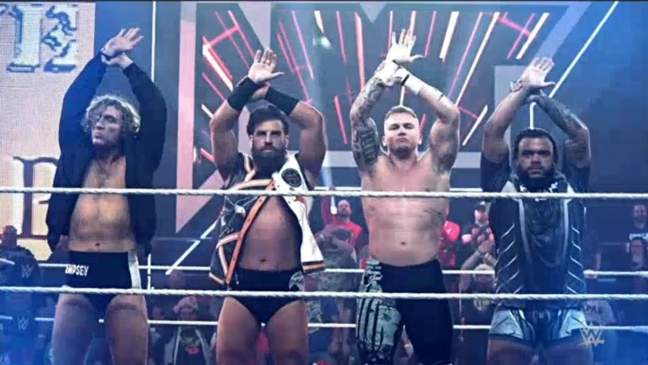 Promo No Quarter Catch Crew con Drew Gulak, Charlie Dempsey, Damon Kemp ...