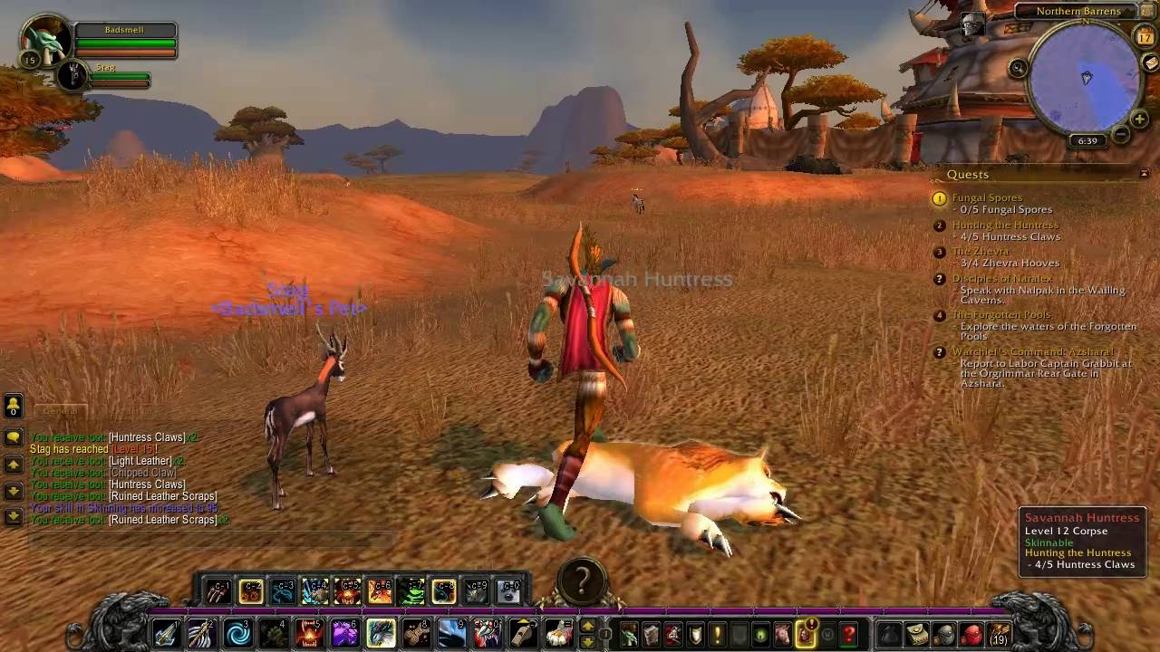 World of Warcraft to Level 20 #28: Killing Animals - YouTube