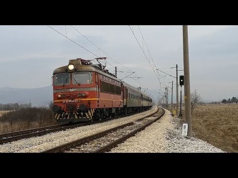 BDZ Passenger Trains nearby Stambolovo, Bulgaria - YouTube