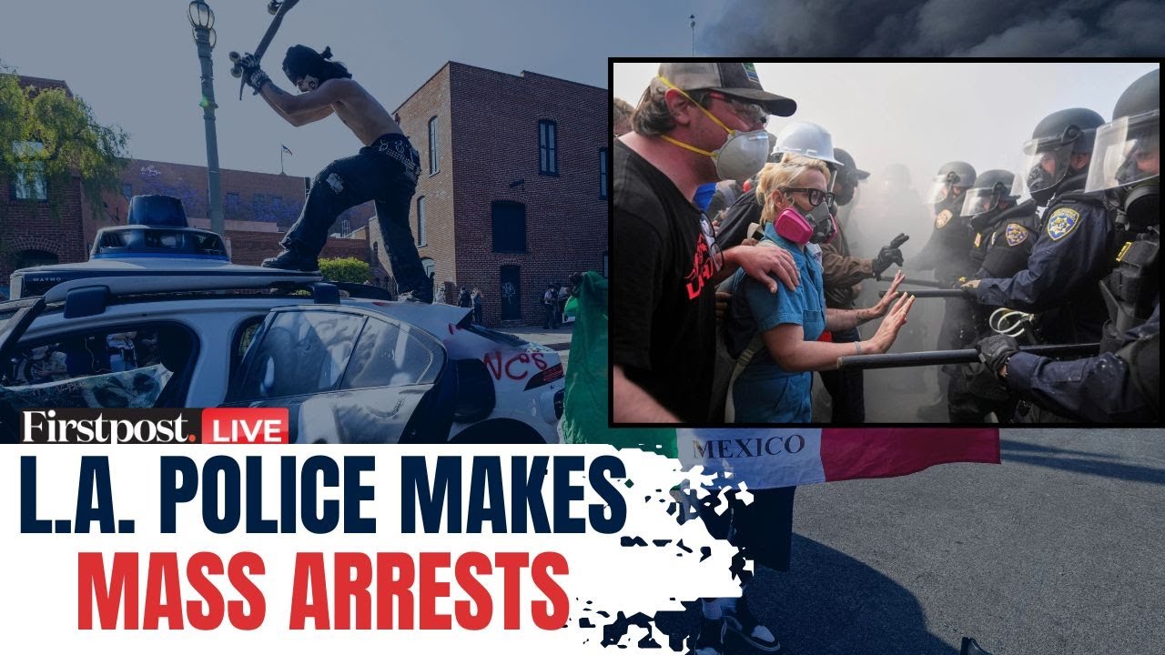 LA Riots LIVE: LA Evening Curfew Lifted | Anti Trump Rallies |Los ...