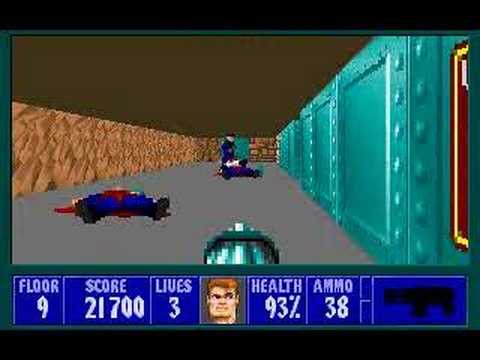 Wolfenstein 3D - E06M09 - BOSS - YouTube