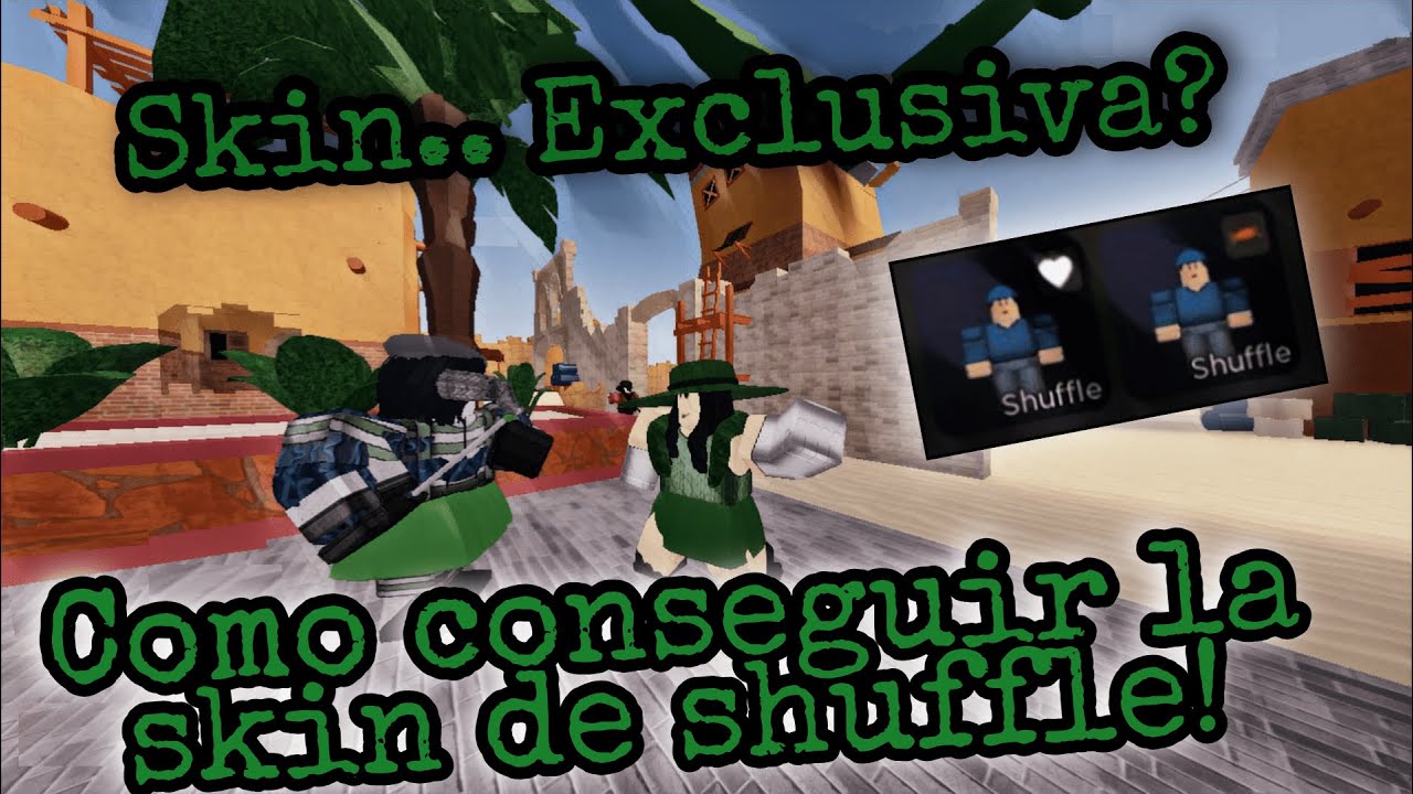 Shuffle Skin exclusiva? Como Conseguirla ahora!! | Roblox Arsenal - YouTube