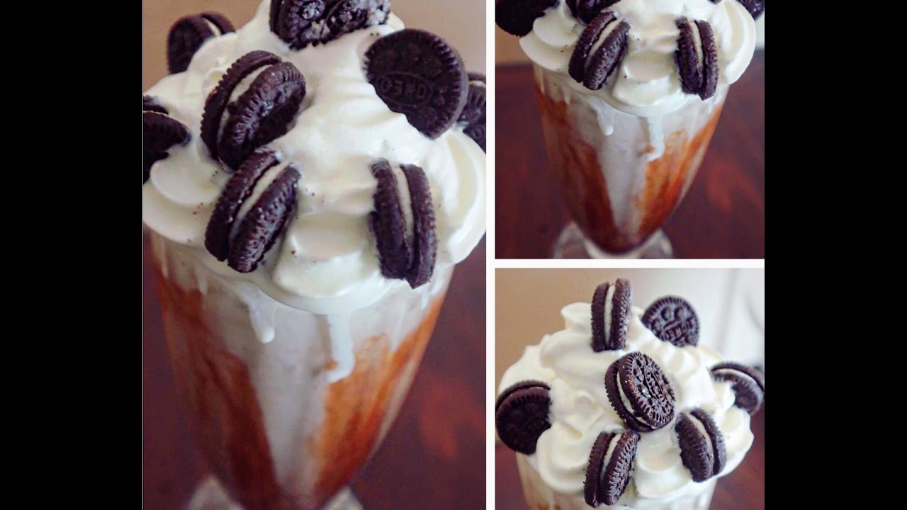 GIANT OREO MILKSHAKE - YouTube