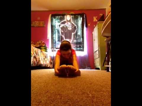 Cheer stretches - YouTube