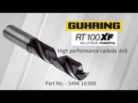 Guhring RT 100 XF Drill - YouTube