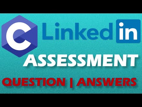 LinkedIn C Programming Assessment Oct 2020 🔴 Passed #LinkedIn #CProgramming #LinkedInAssesment ...