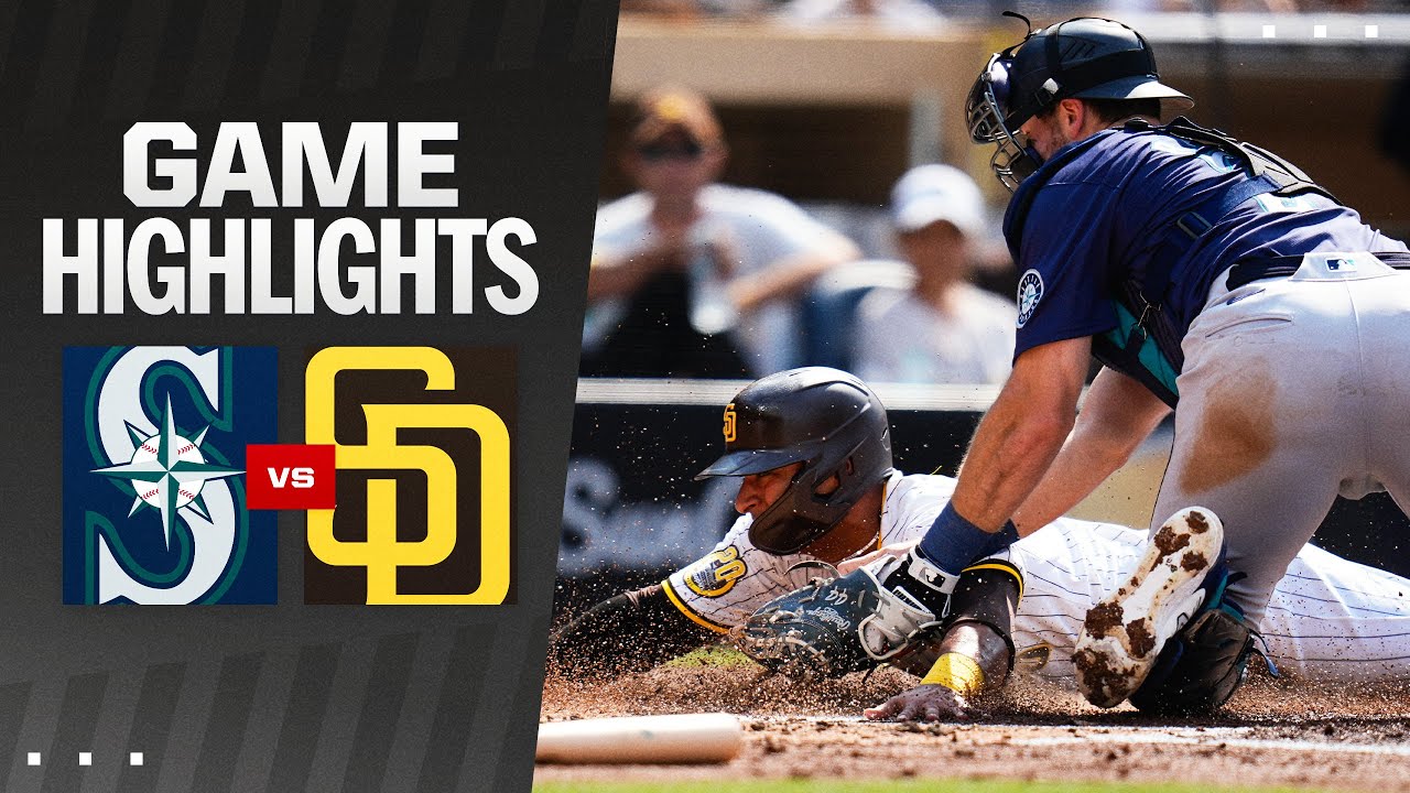 Mariners vs. Padres Game Highlights (7/10/24) | MLB Highlights - YouTube