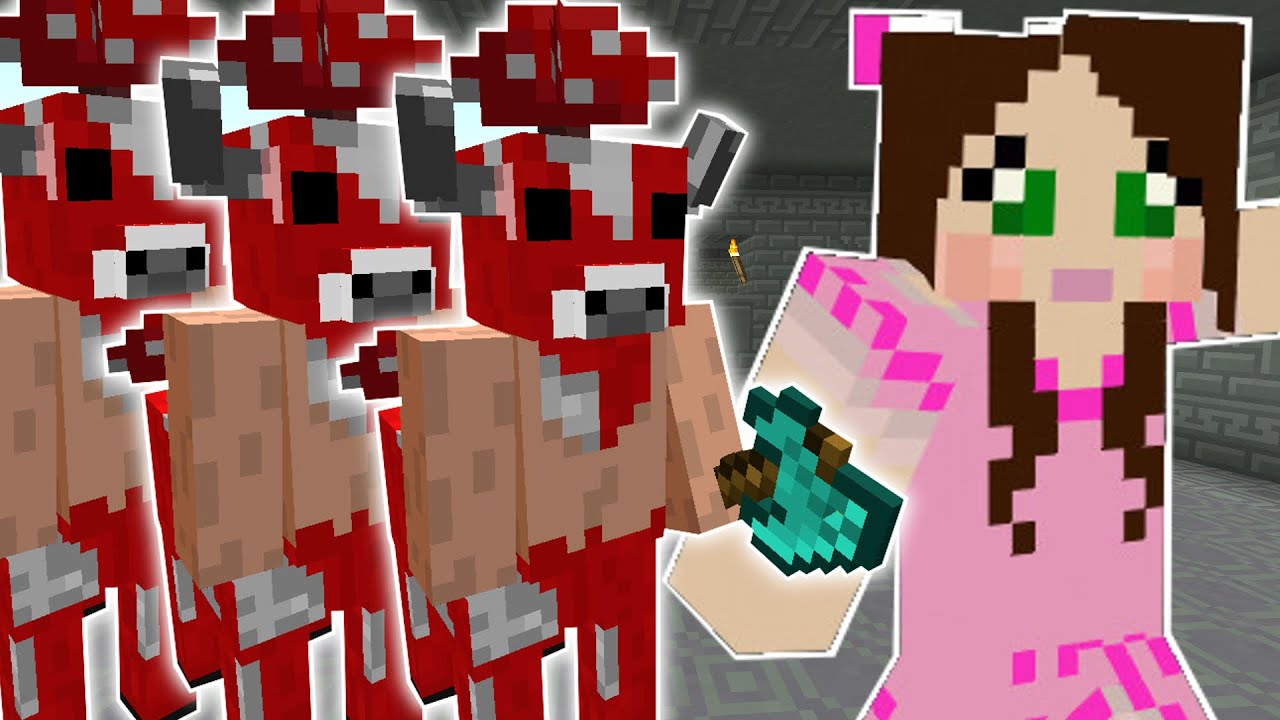 Minecraft: INSANE MINOSHROOMS LAIR MISSION! - Custom Mod Challenge ...