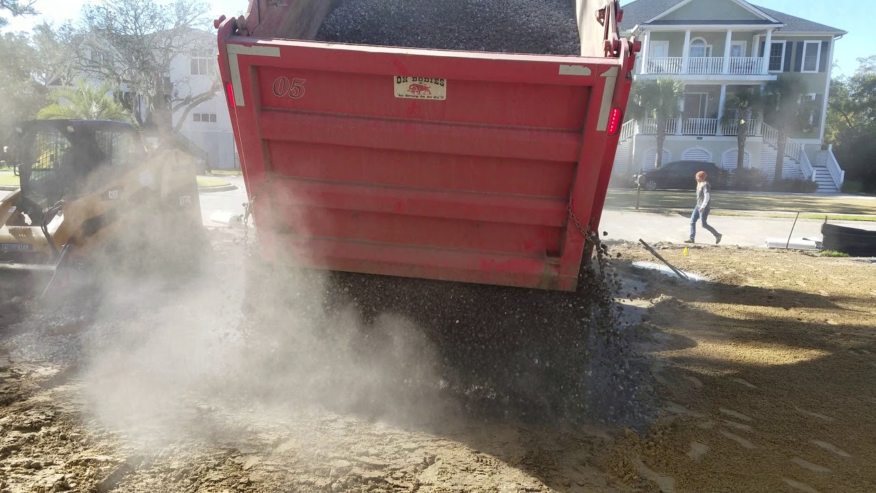 57 slag driveway spread - YouTube