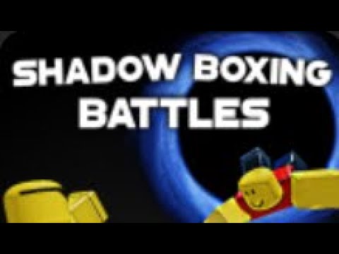 Playing Roblox Shadow Boxing Battles - YouTube