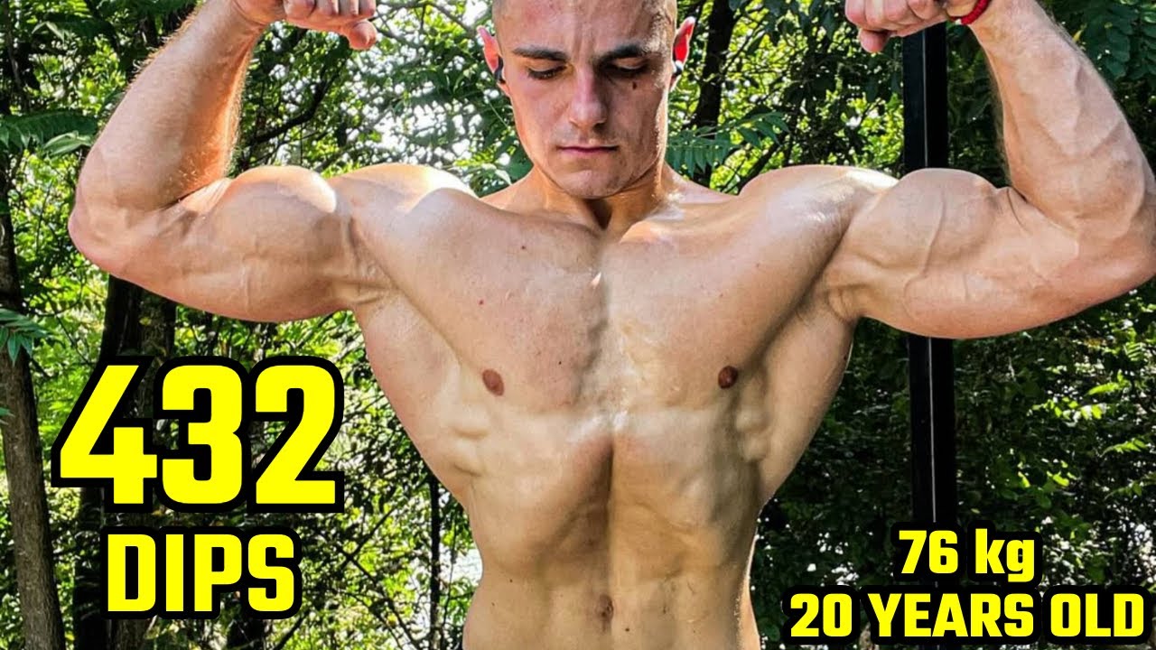432 Dips in One Set – Sasa Garovic (20 Years Old) - Brutal Calisthenics ...