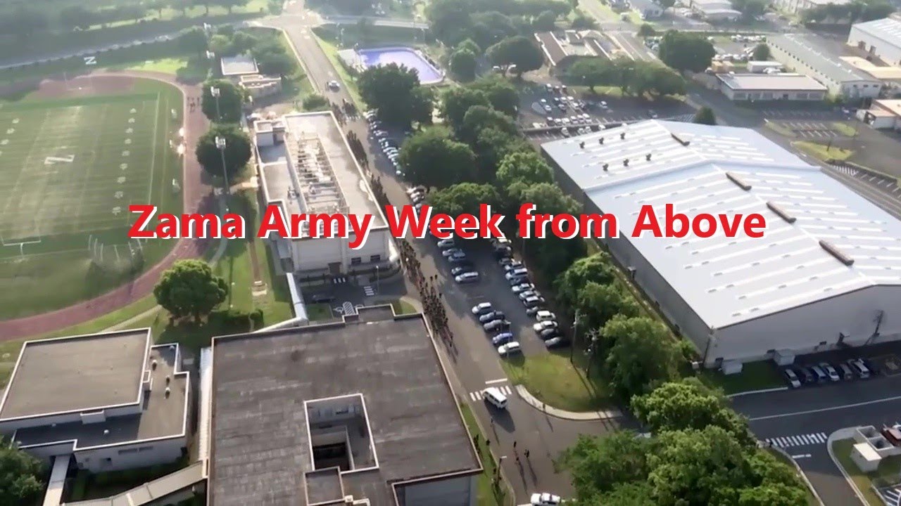 Zama Army Week from Above - YouTube