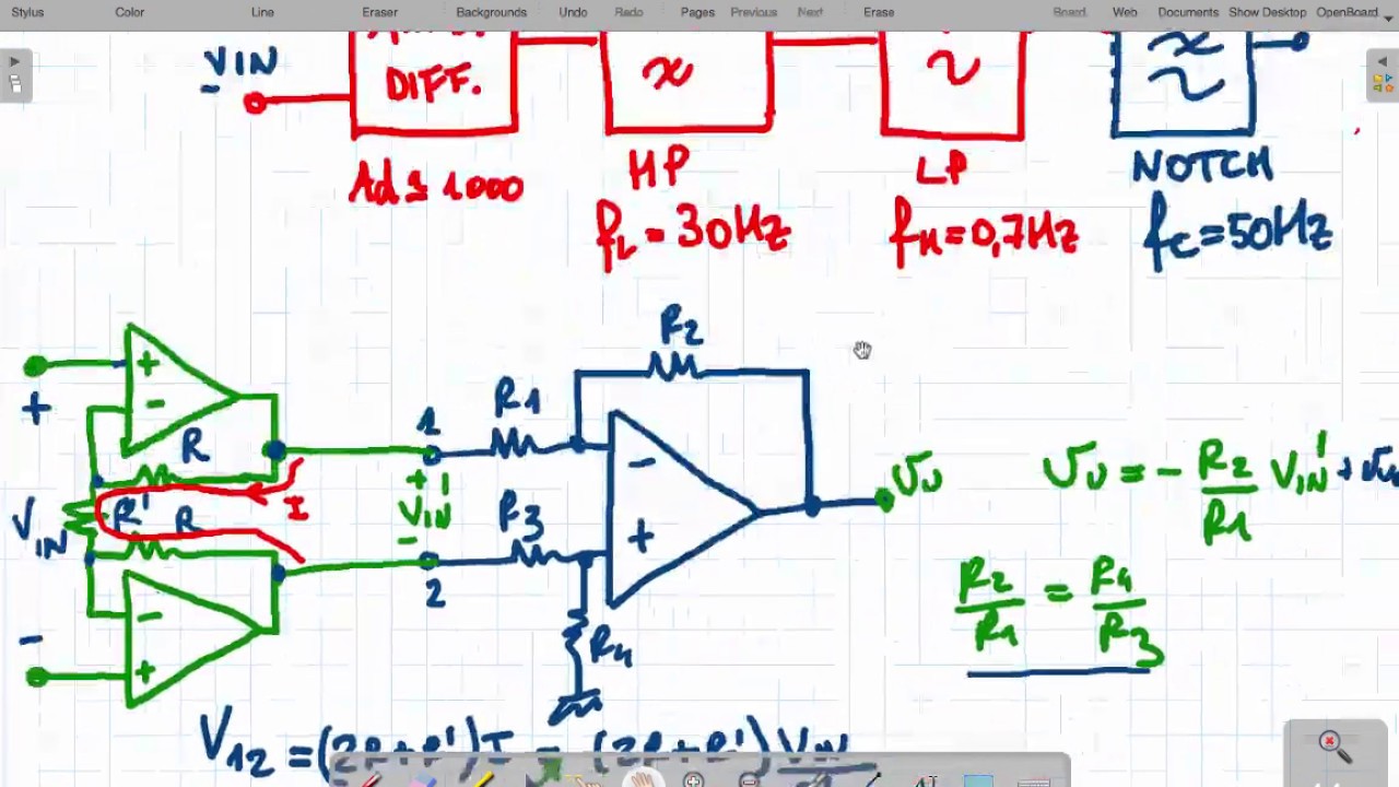 Front-End analogico ECG - Lezione 8 novembre 2016 - YouTube