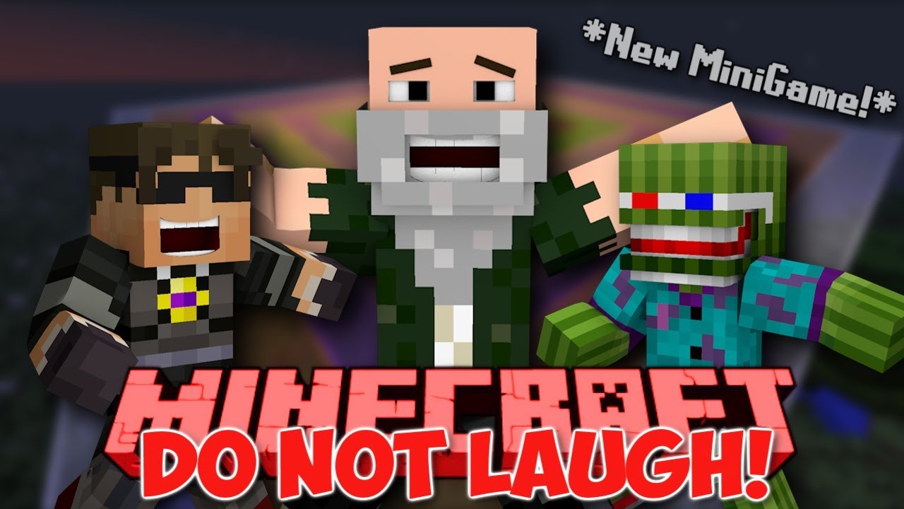 Minecraft: NEW Mini-Game: DO NOT LAUGH! w/ SkyDoesMinecraft & More ...