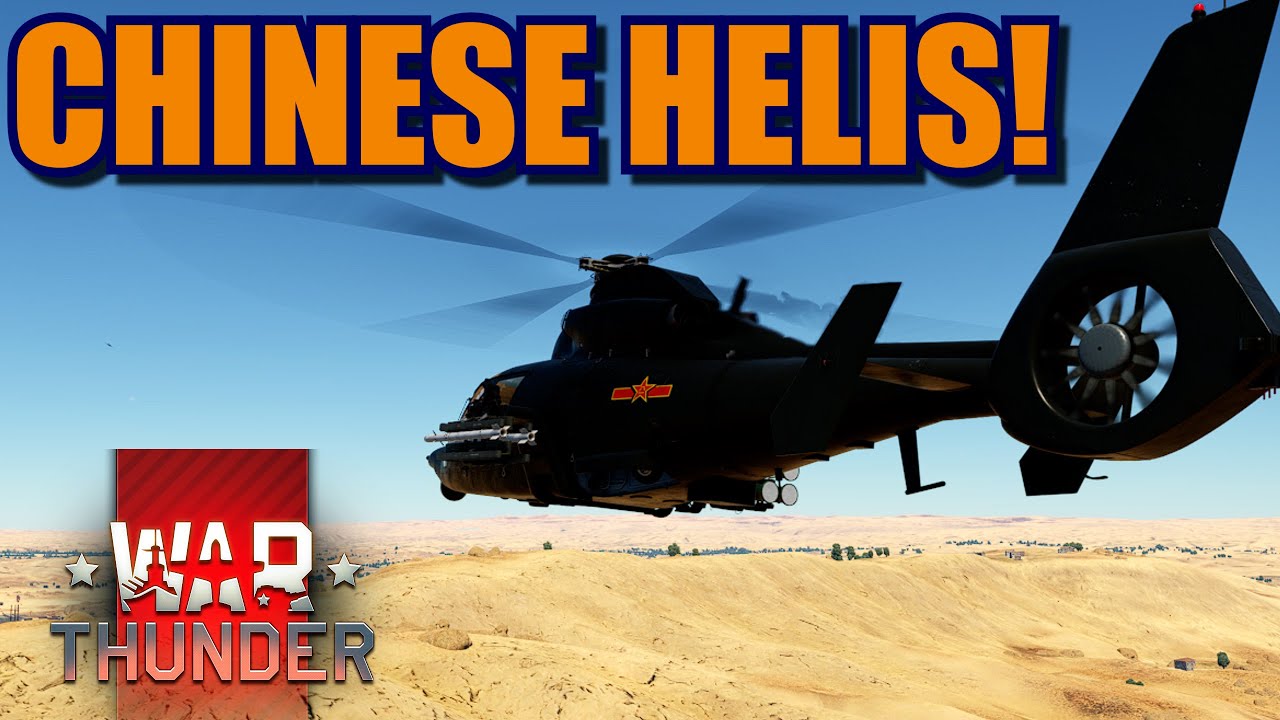 War Thunder Closer look on the Chinese heli tree! - YouTube