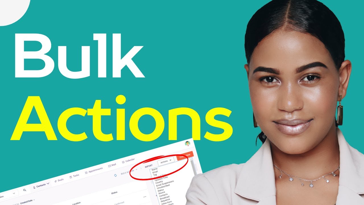 Bulk Actions in EngageBay - YouTube