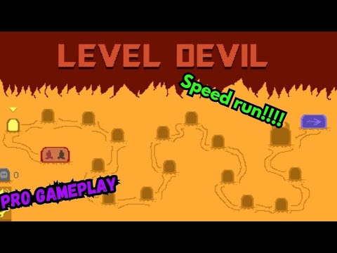 SpeedRunning Level Devil (New World record) - YouTube