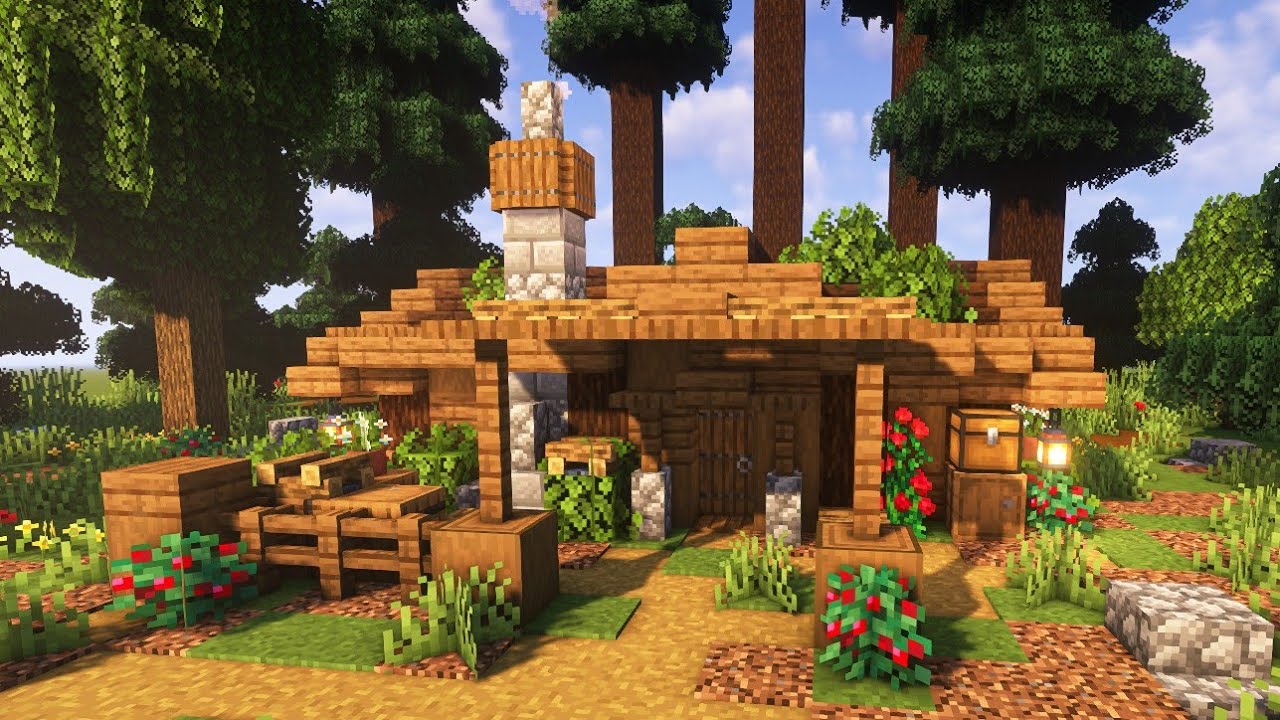 EASY Starter House Tutorial In Minecraft! 🏡 [How to Build] - YouTube