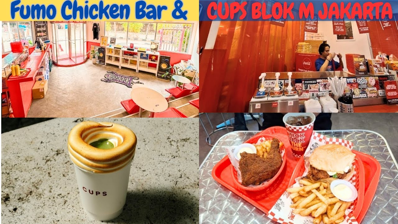 Tempat dan makanan wajib di Jakarta, fumo chicken bar, Cups blok m ...