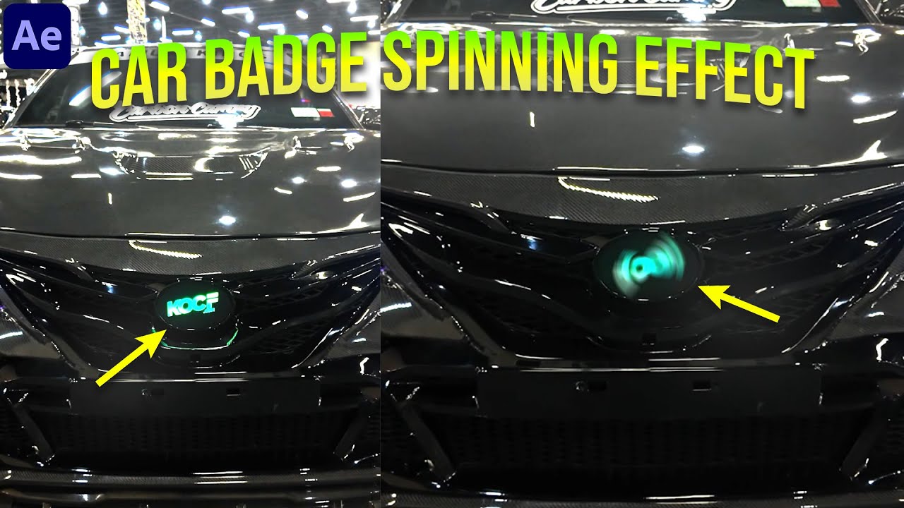 Car Badge Spinning Effect in After Effects - YouTube