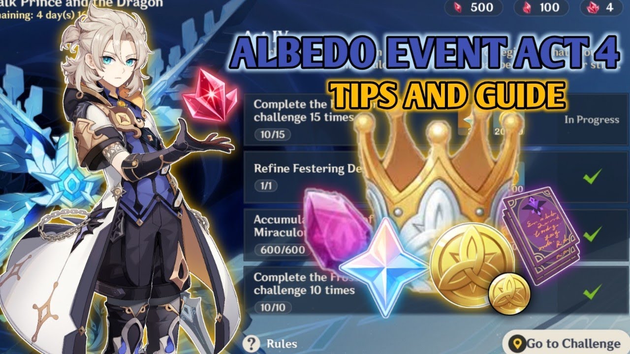 RESURGENT CRYO REGISVINE BOSS BATTLE! Albedo Event Act 4 Guide and Tips ...