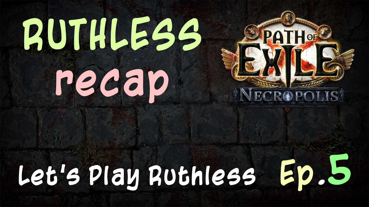 Ruthless is AMAZING but it is time for a NEW challange | PoE 3.24 ...