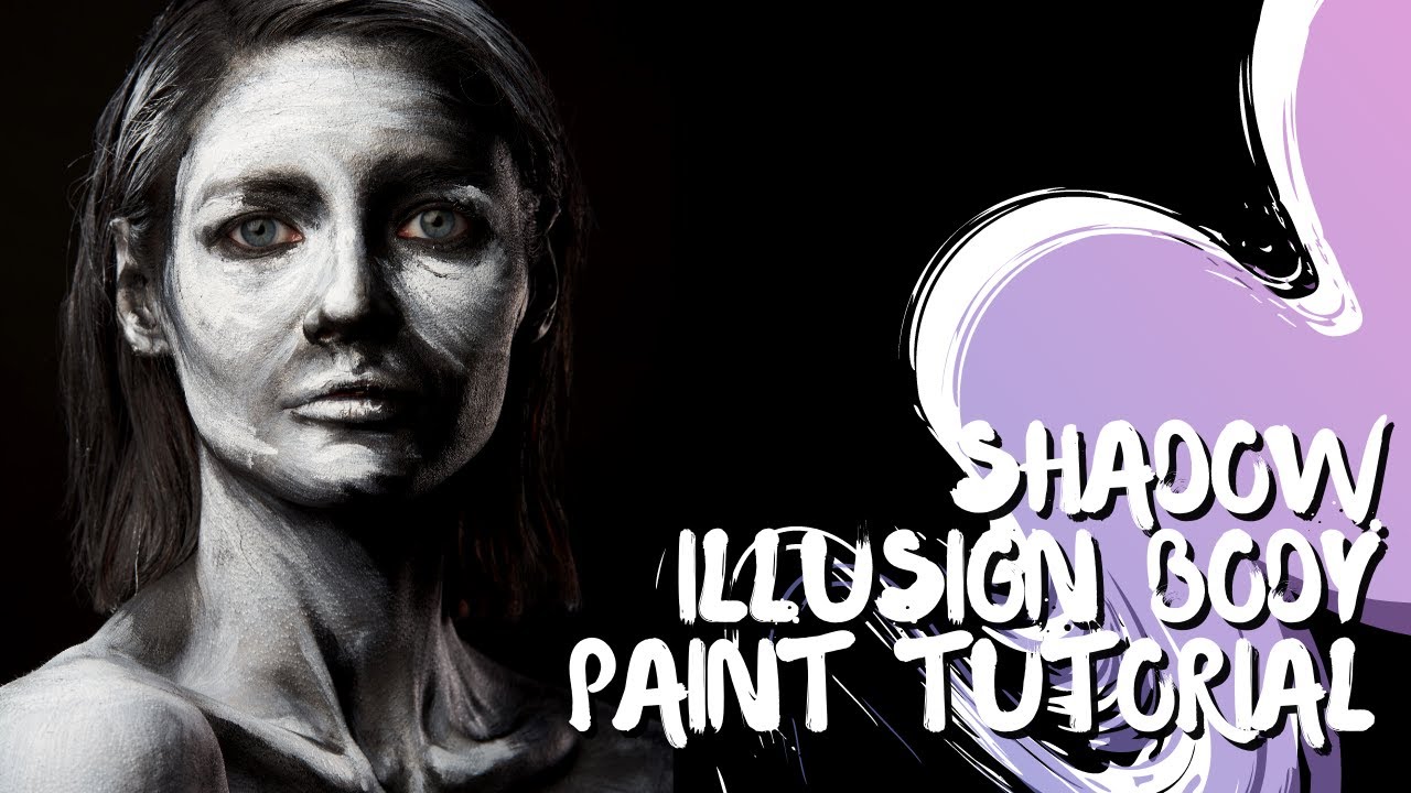 LURKING IN THE SHADOWS | Shadow Illusion Body Paint Tutorial | Sarah ...