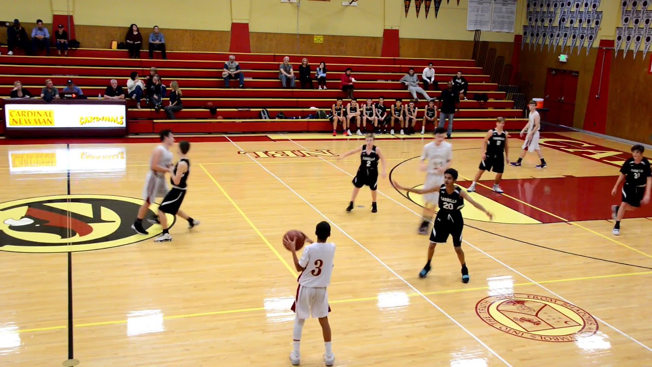 Maria Carrillo HS at Cardinal Newman HS 2/2/2018 Freshman Baseketball ...